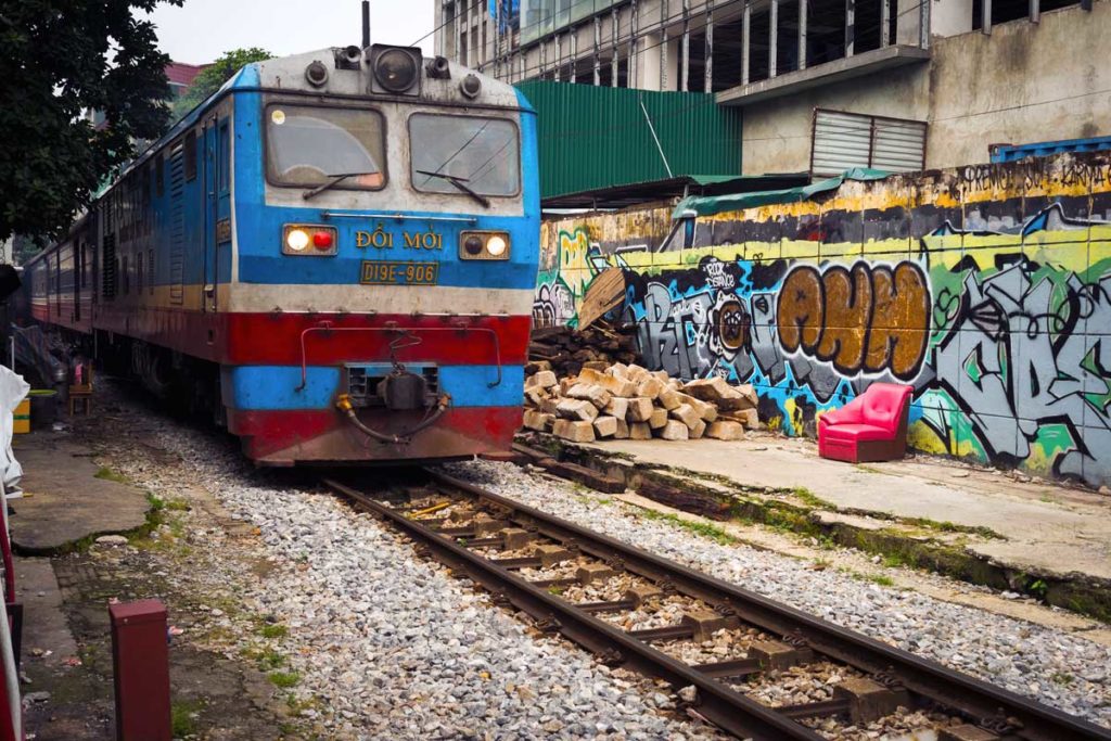 Hanoi On the tracks - Hanoi's famous train street photo tour